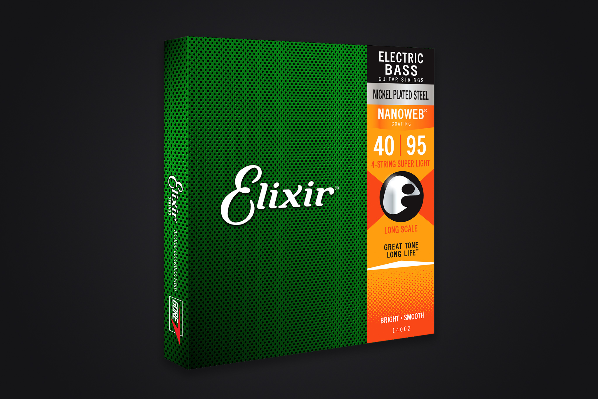 Elixir 14002 Nickel 40-95 - Tanne Bass Corner